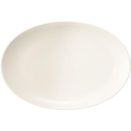 Servierplatte Seltmann Weiden "Servierplatte Savona Fine Diamond 35,1 x 24,2 cm creme", beige (creme), B:24,2cm H:3,1cm L:35,1cm T:35,1cm, Porzellan, Servierplatten, Servierplatte, Sp&uuml;lmaschinenfest, Mikrowellensicher, Ofenfest