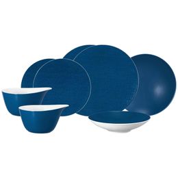 Geschirr-Set Seltmann Weiden "Einsteiger-Set Life Fashion 8er Set", classic blau, 8, Porzellan, Geschirr-Sets, Geschirr-Set, Sp&uuml;lmaschinenfest, Mikrowellensicher, Ofenfest