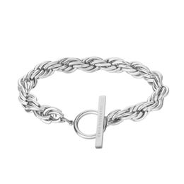 Armband ISABELLA FORD "FB018S", silber, Armb&auml;nder, Damen, 17cm, Edelstahl, Armband