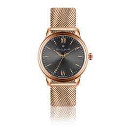 Quarzuhr PHILIPP BLANC "PA9-B020R", rose gold, Armbanduhren, Herren, Quarzuhr
