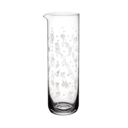 Villeroy & Boch Karaffe VILLEROY & BOCH "Wasserkaraffe Toy's Delight 1 L transparent", bunt (transparent), B:8,5cm H:27cm T:9,7cm &Oslash;:8,5cm, Karaffen, Karaffe, Sp&uuml;lmaschinenfest