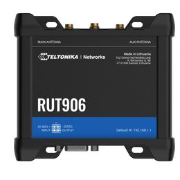 Teltonika Mobiler Router "&middot; Router&middot; RUT906&middot; LTE Modem Router/WLAN - Router - WLAN", schwarz, B:17,5cm H:6cm T:35,5cm, Router
