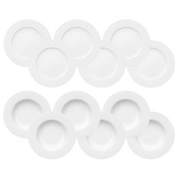 Villeroy & Boch Geschirr-Set VILLEROY & BOCH "Pastaservice Royal wei&szlig;", wei&szlig;, 18, Porzellan, Geschirr-Sets, Geschirr-Set, Sp&uuml;lmaschinengeeignet, Mikrowellenfest