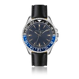 Quarzuhr PHILIPP BLANC "PD3-S010S", schwarz, Armbanduhren, Herren, Quarzuhr