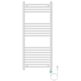 Badheizk&ouml;rper Sanotechnik "E-Bozen 50x112cm", wei&szlig;, B:50cm H:112cm T:8cm, Stahl, Heizk&ouml;rper, elektrisch, 500W