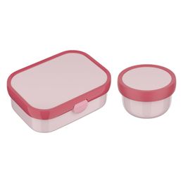 Lunchbox Mepal "Obst- und Bentobox Campus (2025) 300 & 750 ml 2er Set", pink (cool pink), B:2cm H:2cm L:2cm, Kunststoff, Lebensmittelaufbewahrungsbeh&auml;lter, Lunchbox, Sp&uuml;lmaschinengeeignet