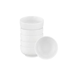 Dipschale Seltmann Weiden "Dipschalen Sento Home &oslash; 8,6 cm 6er Set wei&szlig;", wei&szlig;, B:8,6cm H:4,1cm L:8,6cm T:8,6cm &Oslash;:8,6cm, Sch&uuml;sseln, Dipschale, Sp&uuml;lmaschinengeeignet, Mikrowellengeeignet, Ofenfest, Salamandergeeignet, K&uuml;hlschrankgeeignet, Gefrierschrankgeeignet