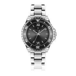 Quarzuhr PHILIPP BLANC "PD2-B090S", silber, Armbanduhren, Herren, Quarzuhr
