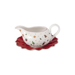 Villeroy & Boch Sauciere VILLEROY & BOCH "Sauciere mit Unterteil Toy's Delight 500 ml bunt", bunt, B:18cm H:10,5cm L:20cm T:20cm, Sch&uuml;sseln, Handw&auml;sche wird empfohlen