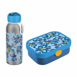 Lunchbox Mepal "Lunchset mit Thermoflasche Campus 2er Set", bunt (stitch), B:2cm H:2cm L:2cm, Kunststoff, Lebensmittelaufbewahrungsbeh&auml;lter, Lunchbox, Sp&uuml;lmaschinengeeignet