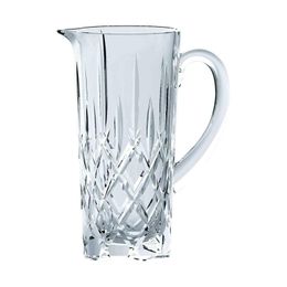 Wasserkrug Nachtmann "Krug Noblesse 1190 ml transparent", bunt (transparent), B:2cm H:23,2cm T:2cm, Karaffen, Erh&ouml;hte Bruchfestigkeit, Kristallglas, sp&uuml;lmaschinenfest