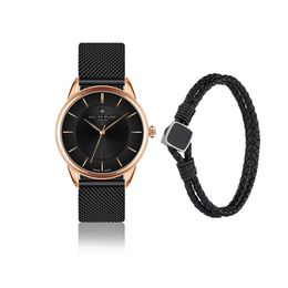 Quarzuhr PHILIPP BLANC "SPB4-1", schwarz, Armbanduhren, Herren, Quarzuhr