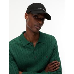 Baseball Cap Tommy Hilfiger "TH FOUNDATION SOFT 6 PANEL", Herren, schwarz, Baumwolle, Caps