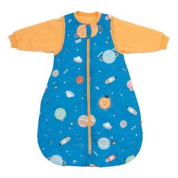 Babyschlafsack SCHLUMMERSACK "Schlafsack ohne F&uuml;&szlig;en 1.0 Tog", Baby, Gr. L: 56cm, orange (space), Obermaterial: 100% Baumwolle CO., Schlafs&auml;cke