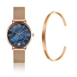 Quarzuhr AMELIA PARKER "SAB5-2", rose gold, Armbanduhren, Damen, Quarzuhr