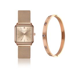Quarzuhr AMELIA PARKER "SAC6-2", rose gold, Armbanduhren, Damen, Quarzuhr