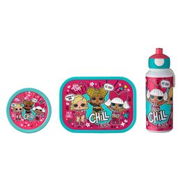 Lunchbox Mepal "Lunchset Campus 3er Set", bunt (l.o.l surprise), B:2cm H:2cm L:2cm, ABS-Kunststoff, Lebensmittelaufbewahrungsbeh&auml;lter, Lunchbox