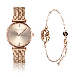Quarzuhr AMELIA PARKER "SAC1-2", rose gold, Armbanduhren, Damen, Quarzuhr