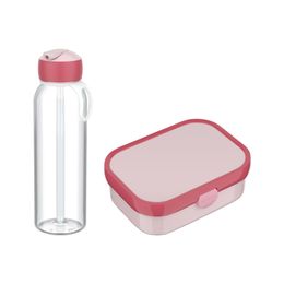 Lunchbox Mepal "Lunchset Campus 2er Set", pink (cool pink), B:2cm H:2cm L:2cm, Kunststoff, Lebensmittelaufbewahrungsbeh&auml;lter, Lunchbox, Sp&uuml;lmaschinengeeignet