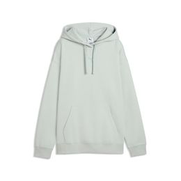 Kapuzensweatshirt Puma "ESS CENTERED CAT LOGO RELAXED HOODIE FL", Damen, Gr. L, crme de mint, Fleece, Obermaterial: 66% Baumwolle, 34% Polyester, unifarben, relaxed fit normal, angesetztes B&uuml;ndchen, Sweatshirts, mit Kapuze, mit angesetztem B&uuml;ndchen am &Auml;rmelabschluss