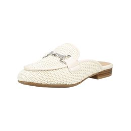 Pantolette Tamaris "Tamaris Pantoletten Lederimitat/Textil", Damen, Gr. 37, ivory, Lederimitat, Textil, Schuhe Pantolette
