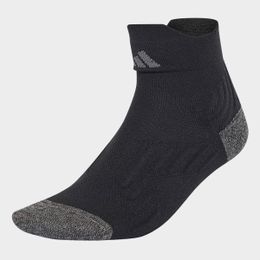 Laufsocken adidas Performance "RUN COMFY ANKLE", Damen, Gr. L, schwarz, grau five, Obermaterial: 64% Polyamid, 32% Polyester, 4% Elasthan, Socken