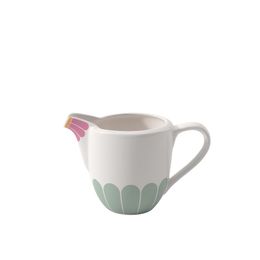 Villeroy & Boch Milchbeh&auml;lter VILLEROY & BOCH "Milchk&auml;nnchen Fleur Couleur 210 ml bunt", bunt, B:7,8cm H:9,1cm T:13,6cm, Milchbeh&auml;lter, Sp&uuml;lmaschinenfest, Mikrowellensicher