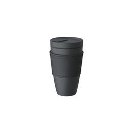 Villeroy & Boch Isolierflasche VILLEROY & BOCH "Kaffeebecher Coffee To Go 350 ml schwarz", schwarz, H:2cm, Trinkflaschen, Isolierflasche, Sp&uuml;lmaschinengeeignet, Mikrowellenfest