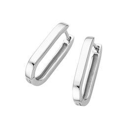 Paar Creolen "ovale Form, Silber 925", silber, Giorgio Martello MILANO, Ohrringe, Damen, Silber 925 (Sterlingsilber)