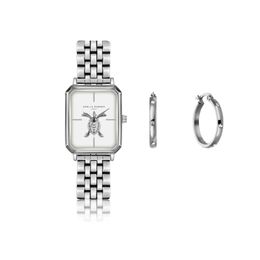 Quarzuhr AMELIA PARKER "SAE5-1", silber, Armbanduhren, Damen, Quarzuhr