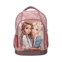 Rucksack Depesche "Schulrucksack DOTS TOPModel 19 x 30 x 40 cm rosa", Kinder, Gr. B/H/T: 30cm x 40cm x 19cm, rosa, Polyester, Rucks&auml;cke Rucksack