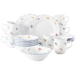 Geschirr-Set Seltmann Weiden "Fr&uuml;hst&uuml;cks-Set Sonate Nostalgie 18er Set bunt", bunt, 18, Porzellan, Geschirr-Sets, Geschirr-Set, Sp&uuml;lmaschinengeeignet, Mikrowellengeeignet