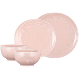 Geschirr-Set Seltmann Weiden "Basic-Set Amina 6er Set", rosa (ros&eacute;), 6, Porzellan, Geschirr-Sets, Geschirr-Set, Sp&uuml;lmaschinenfest, Mikrowellensicher, Ofenfest