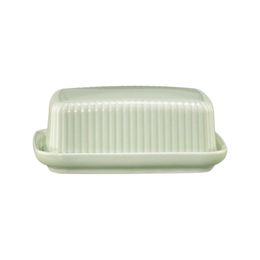 Butterdose Seltmann Weiden "Butterdose Amina f&uuml;r 250 g", gr&uuml;n (seladon), B:14cm H:6,2cm L:17,5cm, Porzellan, Lebensmittelaufbewahrungsbeh&auml;lter, Sp&uuml;lmaschinenfest, Mikrowellensicher, Ofenfest