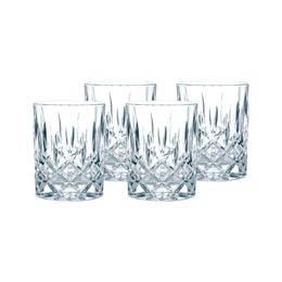 Whiskyglas Nachtmann "Whiskygl&auml;ser Noblesse 295 ml 4er Set transparent", bunt (transparent), B:2cm H:2cm, Glas, Trinkgef&auml;&szlig;e, Whiskyglas, Erh&ouml;hte Bruchfestigkeit, Kristallglas, sp&uuml;lmaschinenfest