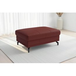 Sit & More Polsterhocker SIT & MORE "Chelsea", merlot, B:103cm H:45cm T:69cm, Hocker, Polsterhocker, mit praktischen Stauraum