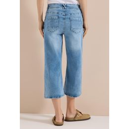Slim-fit-Jeans Cecil, Damen, Gr. 29, L&auml;nge 20, light blau washed, Jeans, 78% Baumwolle, 20% Polyester, 2% Elasthan, unifarben, kniebedeckend, Jeans Slim-fit-Jeans, aus Baumwolle mit Stretchanteil