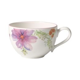 Villeroy & Boch Tasse VILLEROY & BOCH "Kaffee Obertasse Mariefleur Basic 250 ml bunt", bunt, B:2cm H:9,5cm, Porzellan, Trinkgef&auml;&szlig;e, Tasse, Sp&uuml;lmaschinengeeignet, Mikrowellenfest