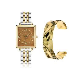 Quarzuhr AMELIA PARKER "SAF4-2", gold, silber, Armbanduhren, Damen, Quarzuhr