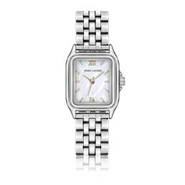 Quarzuhr MARC LAUDER "MF8-B074S", silber, Armbanduhren, Damen, Quarzuhr