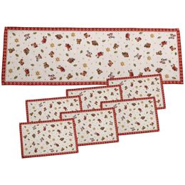 Villeroy & Boch Platzset VILLEROY & BOCH "Tisch-Set Toy's Delight L 7er Set bunt", bunt, B:2cm H:2mm L:2cm, Platzsets
