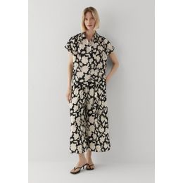 Stoffhose Mavi "WOVEN PANTS", Damen, Gr. L, US, stroke print, 100% Viskose, normal, Hosen Stoffhose, Weite Culotte