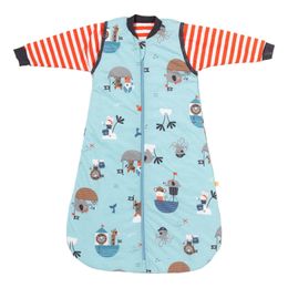 Babyschlafsack SCHLUMMERSACK "Schlafsack ohne F&uuml;&szlig;en 2.5 Tog", Baby, Gr. L: 80cm, pirat, Obermaterial: 100% Baumwolle CO., Schlafs&auml;cke