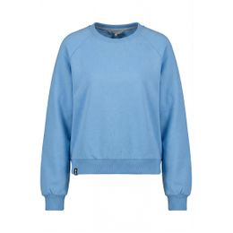 alife and kickin Sweatshirt ALIFE & KICKIN, Damen, Gr. L, azure, 60% Baumwolle, 40% Polyester, hoch geschlossener Ausschnitt, Sweatshirts Sweatshirt