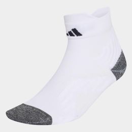 Laufsocken adidas Performance "RUN COMFY ANKLE", Damen, Gr. L, wei&szlig;, schwarz, Obermaterial: 64% Polyamid, 32% Polyester, 4% Elasthan, Socken