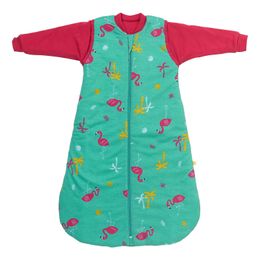 Babyschlafsack SCHLUMMERSACK "Schlafsack ohne F&uuml;&szlig;en 2.5 Tog" Gr. 56, flamingo, Schlafs&auml;cke, Baby, L: 56cm, Obermaterial: 100% Baumwolle CO(Bio)., L:56cm