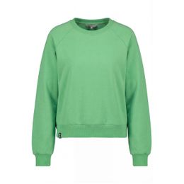 alife and kickin Sweatshirt ALIFE & KICKIN, Damen, Gr. L, gr&uuml;n apple, 60% Baumwolle, 40% Polyester, hoch geschlossener Ausschnitt, Sweatshirts Sweatshirt