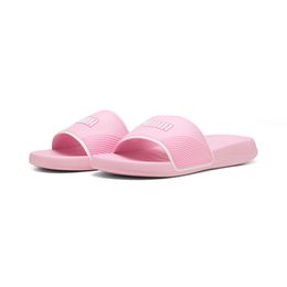 Badesandale Puma "POPCAT 20 GO", Herren, Gr. 37, pink shimmer, Puma wei&szlig;, Synthetik, unifarben, Schuhe, f&uuml;r sportliche Aktivit&auml;ten, mit leicht profilierter Laufsohle