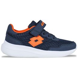 Sneaker Lotto, M&auml;dchen, Gr. 29, navy, orange, Kunstfaser, Synthetik, Mesh, mehrfarbig, Schuhe Sneaker, - besonders leicht & bequem