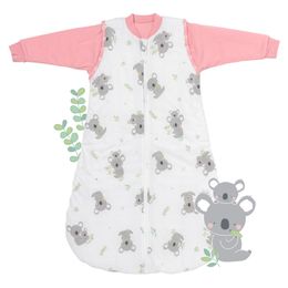 Babyschlafsack SCHLUMMERSACK "Schlafsack ohne F&uuml;&szlig;en 1.0 Tog", Baby, Gr. L: 90cm, rosa (koala), Obermaterial: 100% Baumwolle CO., Schlafs&auml;cke